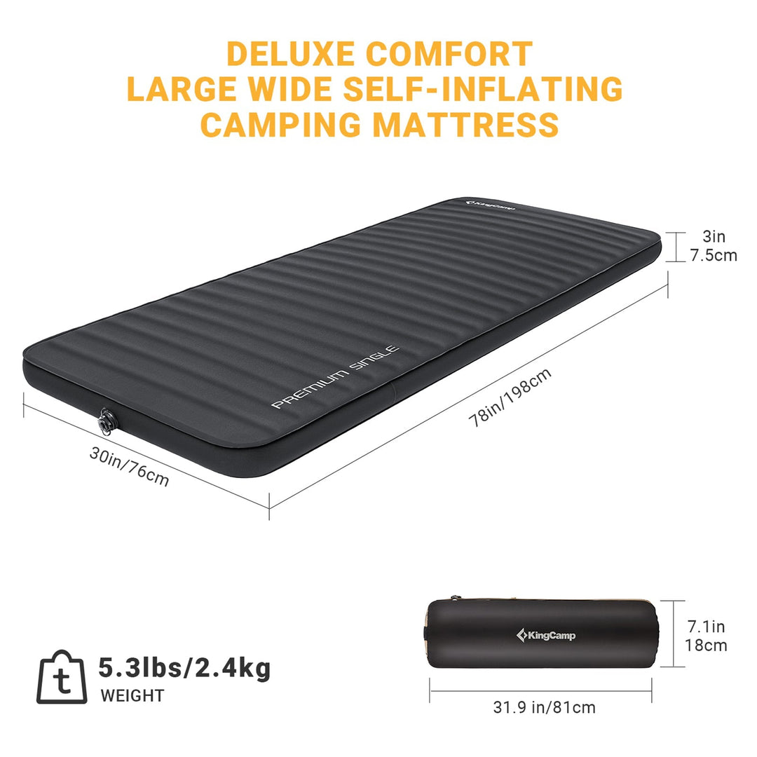 Buy Double Self Inflating Sleeping Pad from KingCamp