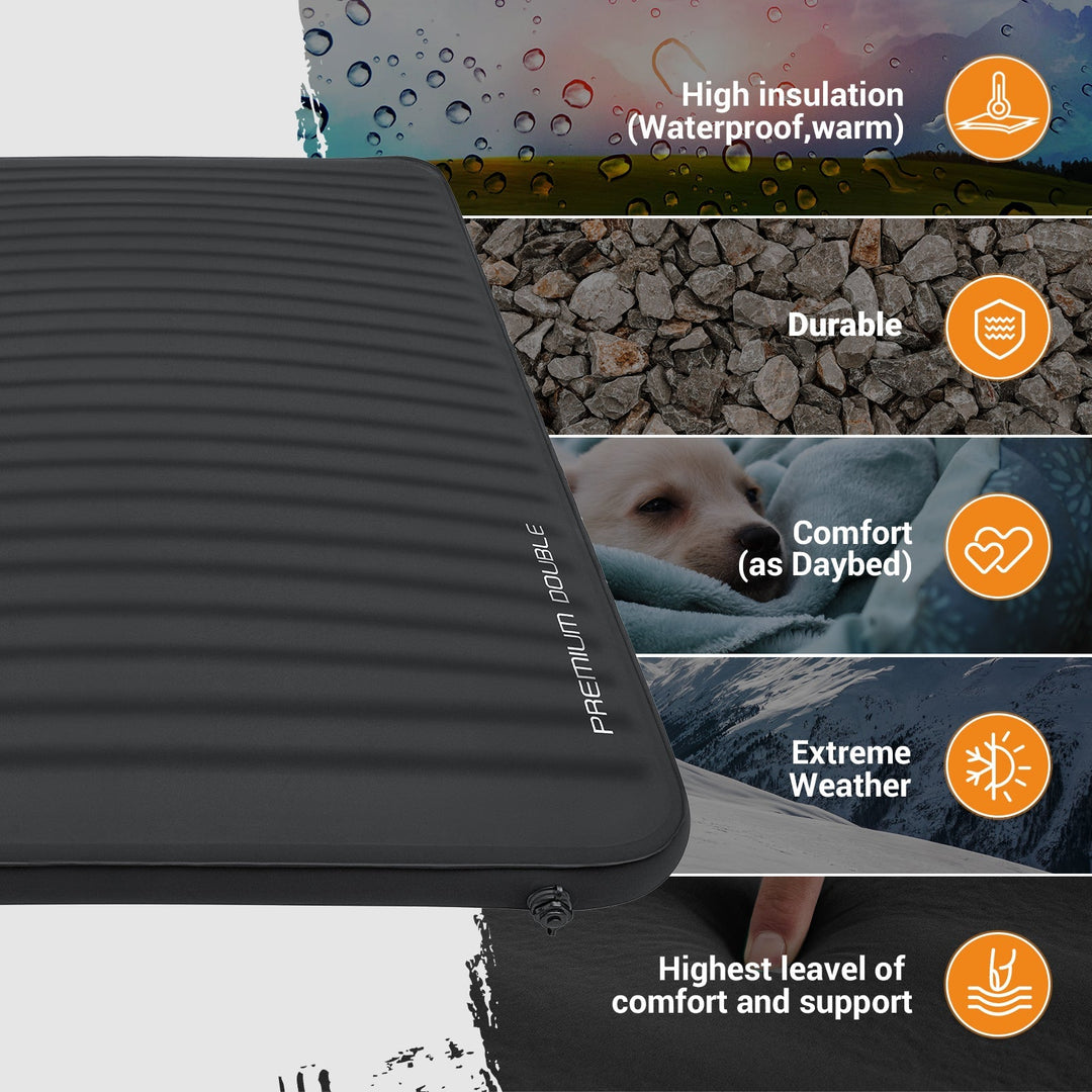 Buy Double Self Inflating Sleeping Pad from KingCamp