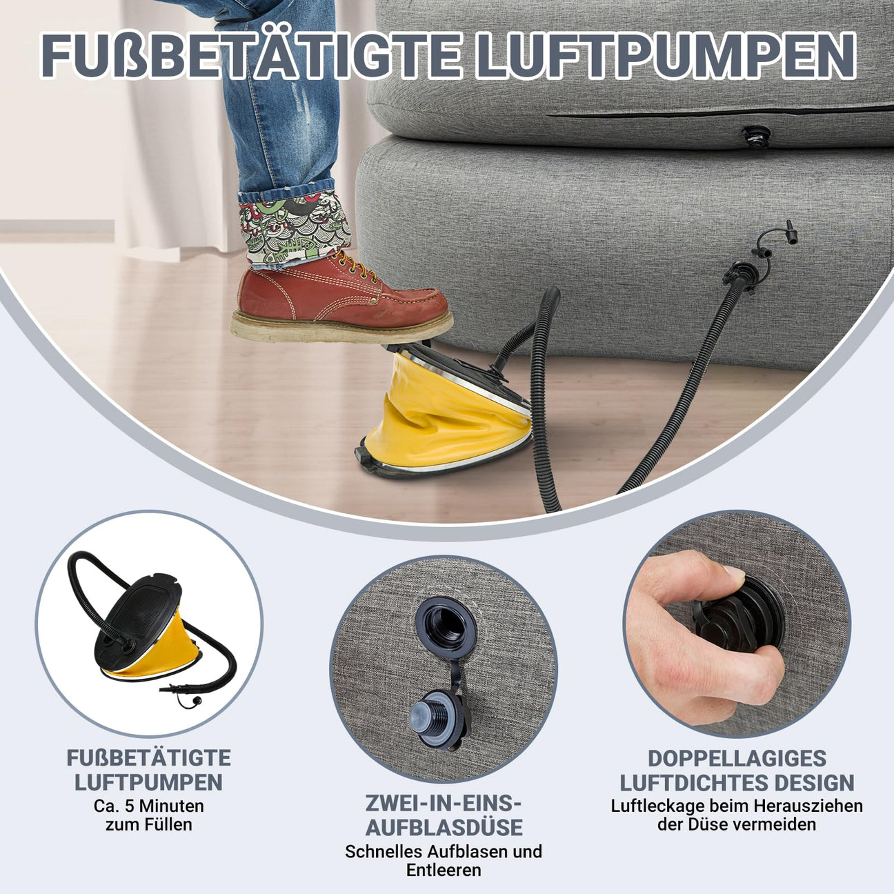 KingCamp Premium Single-Person Inflatable Sofa Set: Comfort and Quality ...