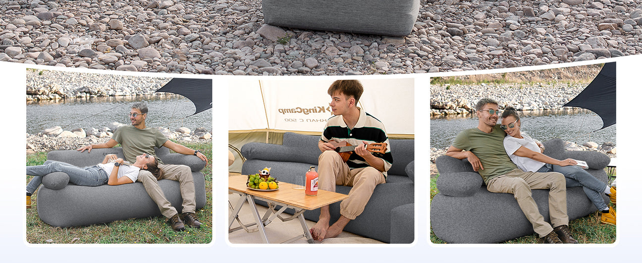 KingCamp Premium Inflatable Sofa Set: Unmatched Comfort and Convenience