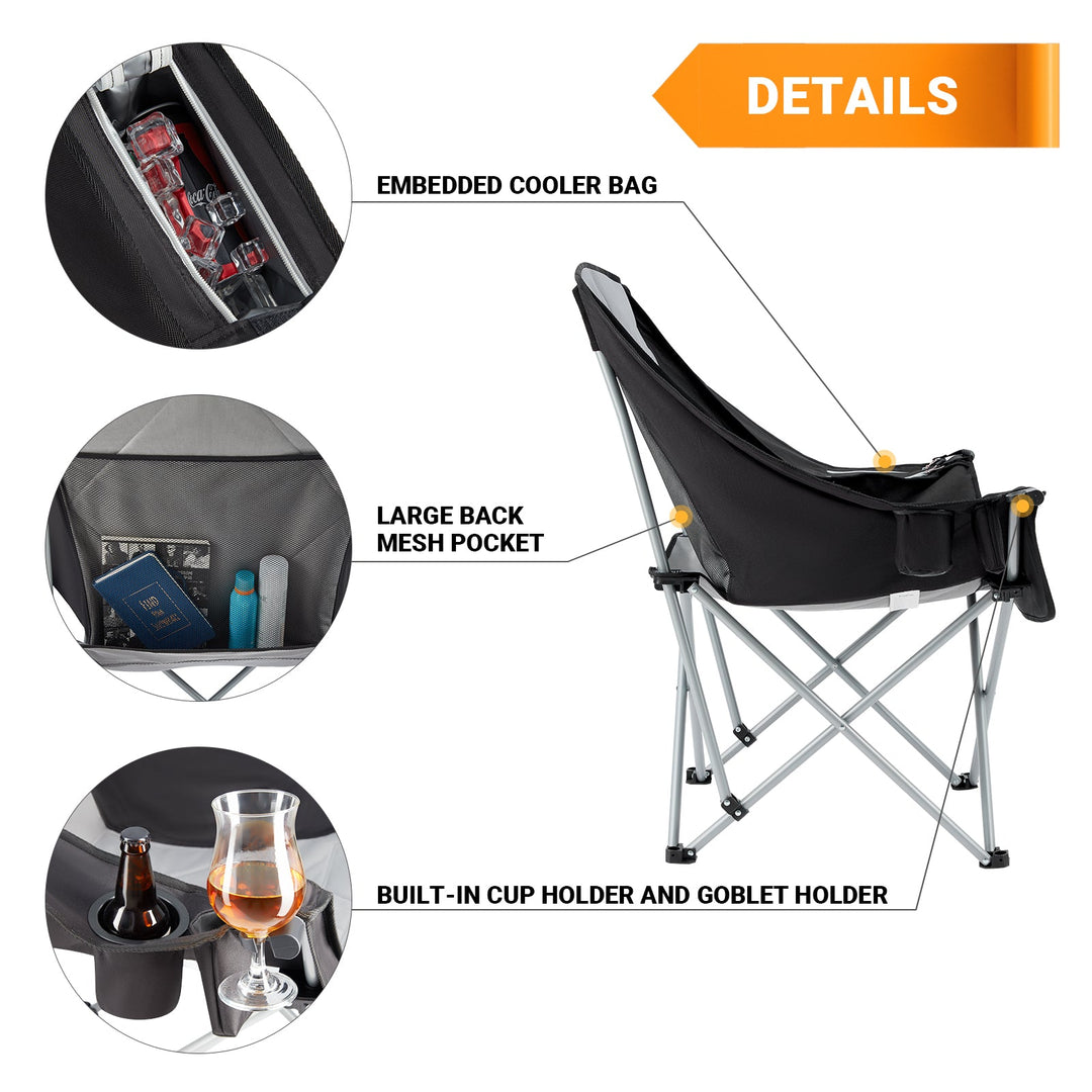 Buy Oversized Padded Sofa Moon Chair from KingCamp Outdoors