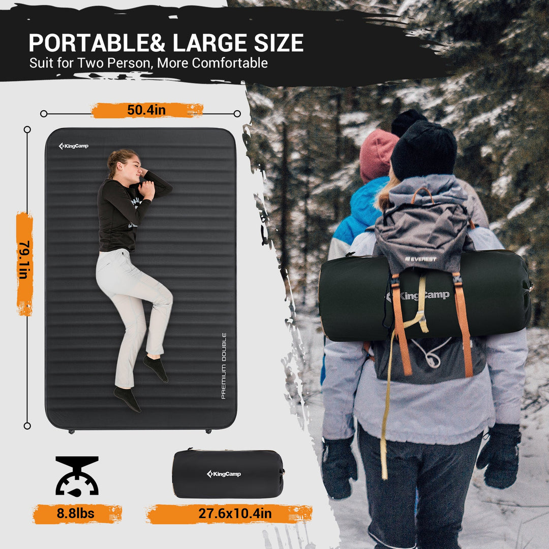 Buy Double Self Inflating Sleeping Pad from KingCamp